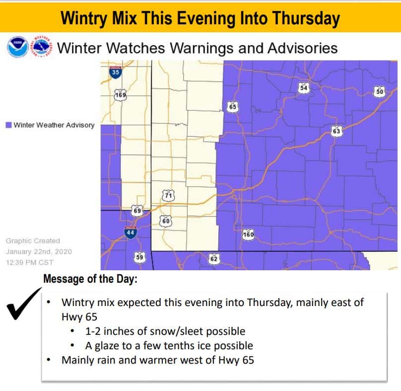 Snow, Ice Expected To Impact Roads Tonight | KTTS