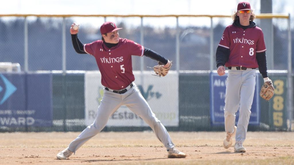 VCSU Baseball Splits First Day of Doubleheader at Presentation | News ...