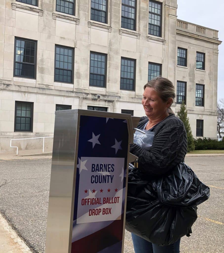 Barnes County Has New Outside Ballot Dropbox | News Dakota