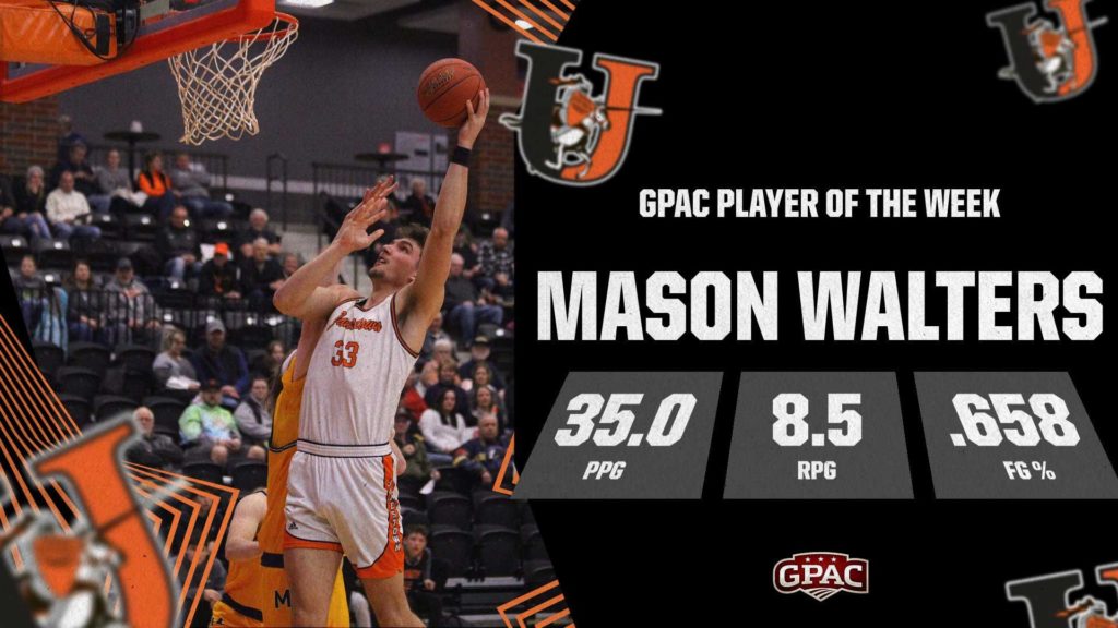 Mason Walters named GPAC Player of the Week | News Dakota