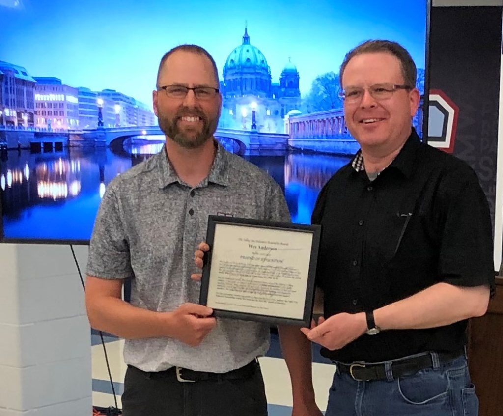 Wes Anderson Named VCEA Friend of Education | News Dakota