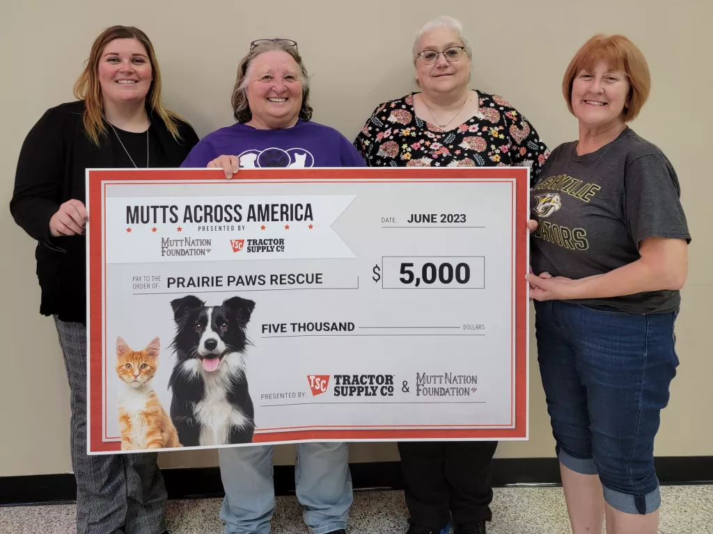 Prairie Paws Rescue Receives $5K Donation | News Dakota