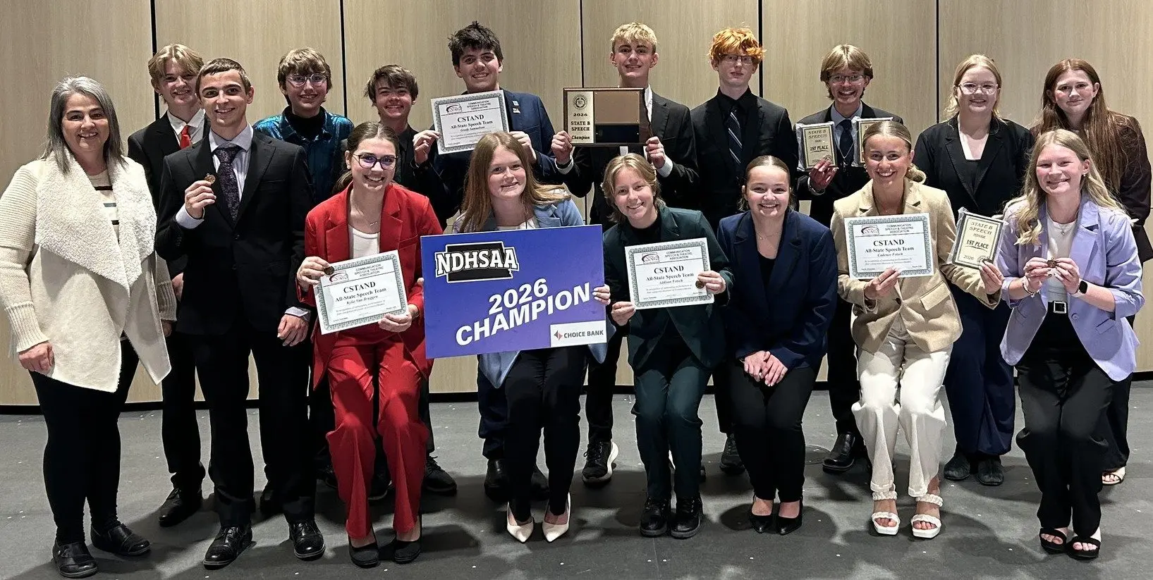 Valley City Hi-Liners, 2026 NDHSAA State B Speech Champions | News Dakota