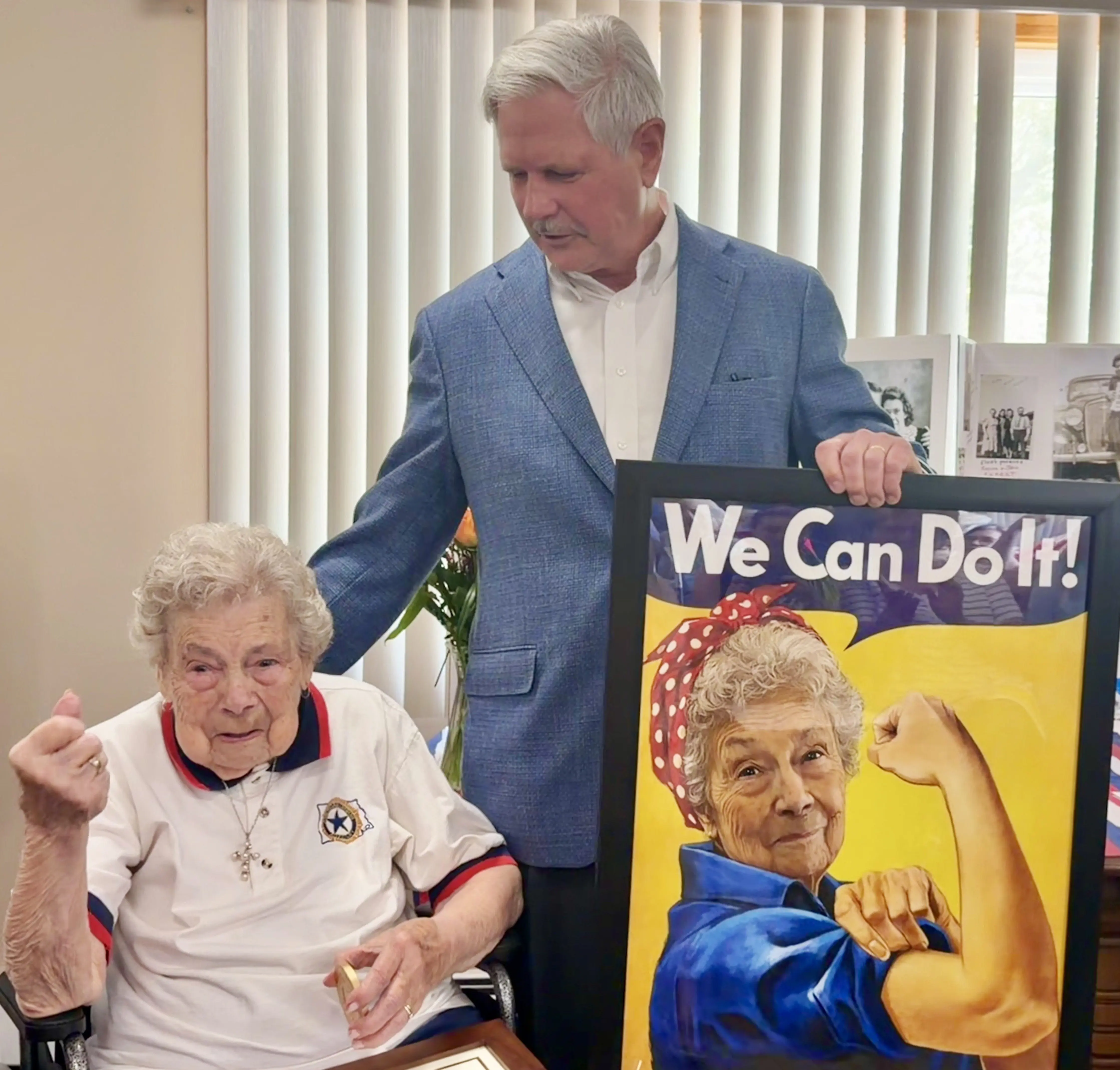 Elsie Reiswig Receives WWII Rosie the Riveter Congressional Medal ...