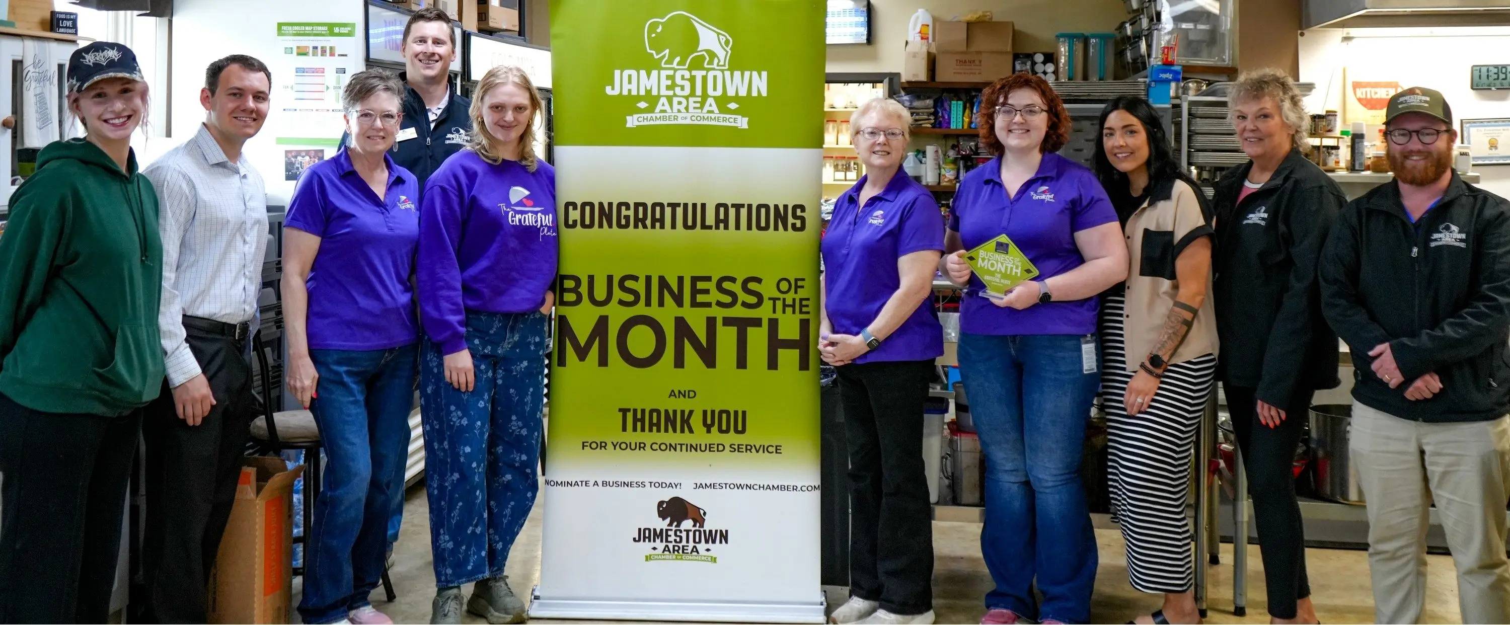 The Grateful Plate Receives Business of the Month Award | News Dakota