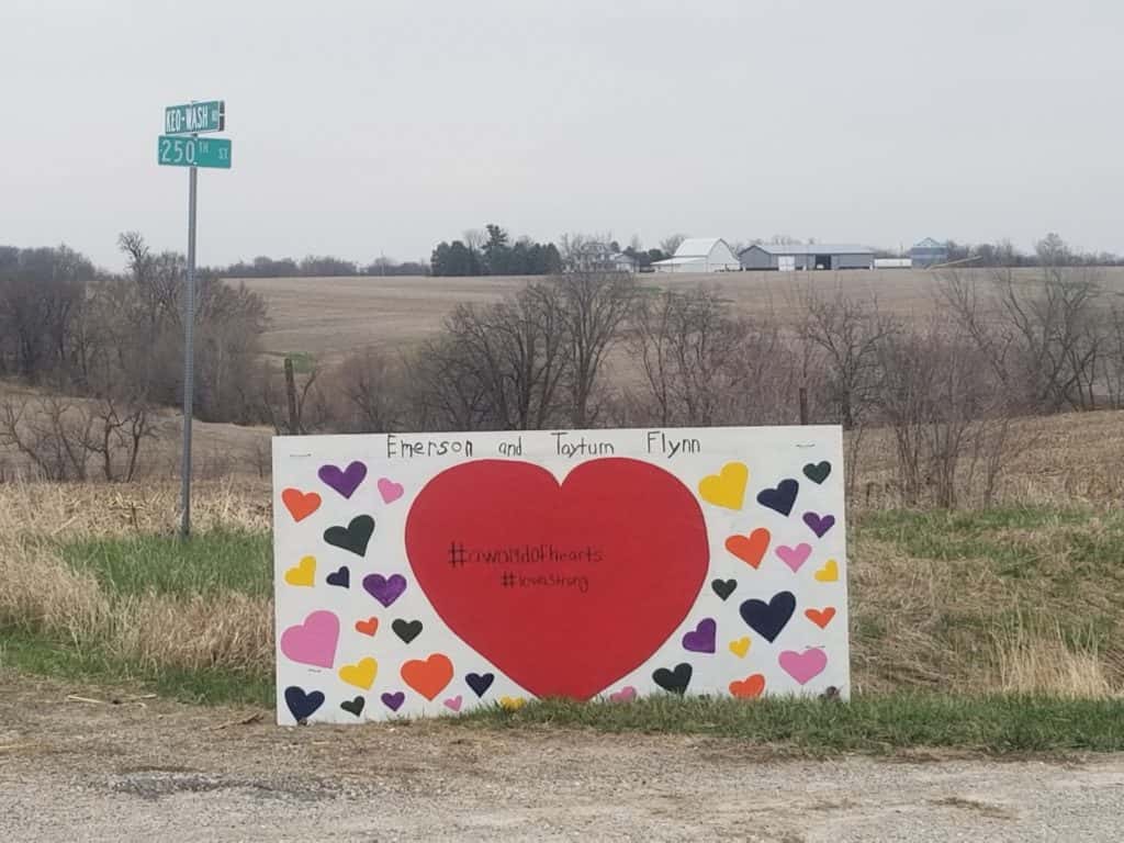Message of Hopes Take Form of Sign on Old 92 | KCII Radio - The One to ...