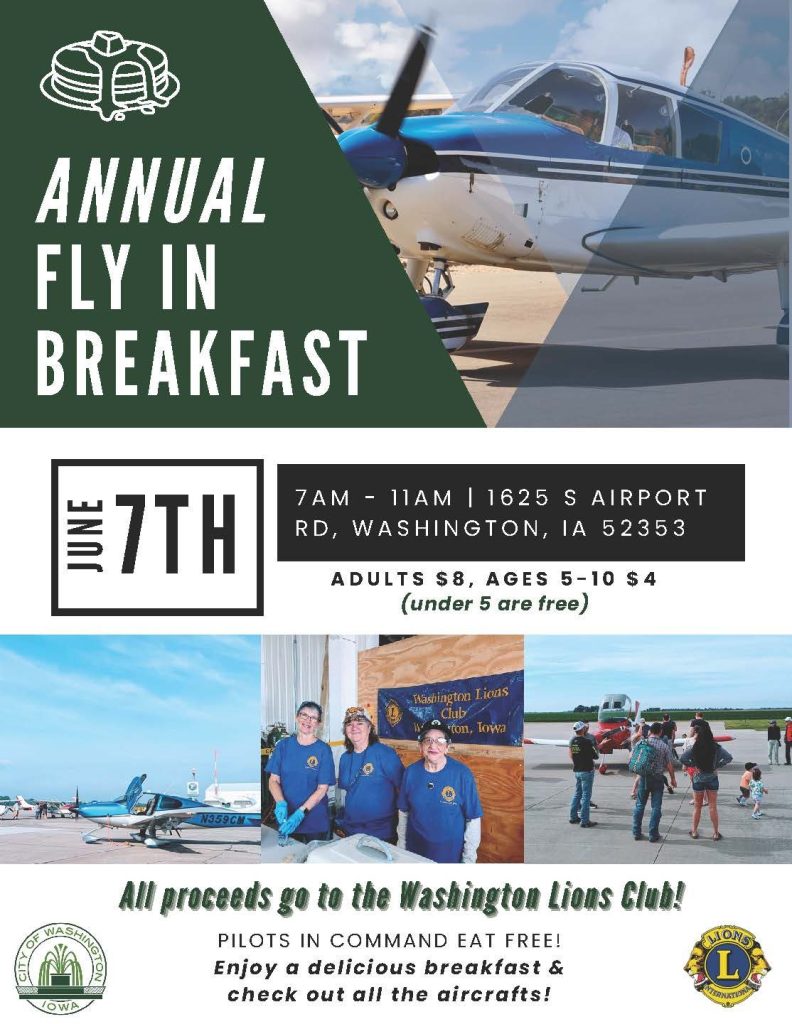 Washington Airport's Fly-In Breakfast this Sunday | KCII Radio - The ...