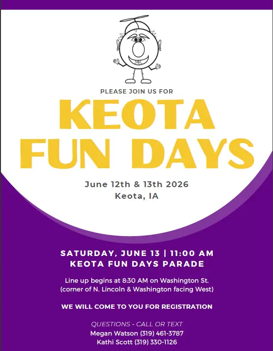KCII Big Red Radio at Keota Fun Days this Weekend | KCII Radio - The ...