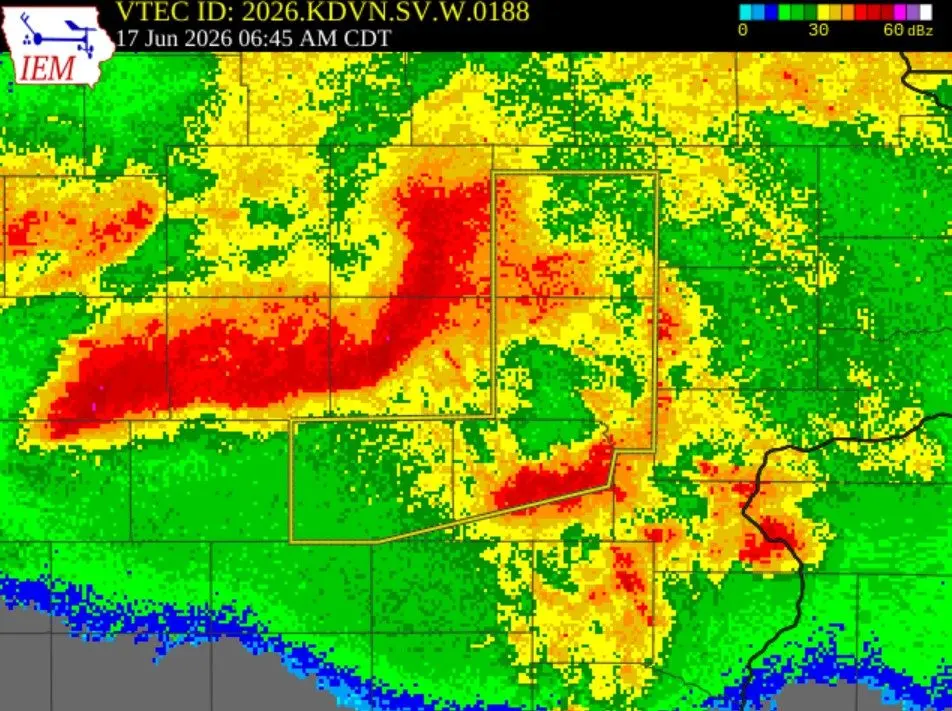 Severe Thunderstorm Warnings Issued for Vast Majority of KCII-Listening ...