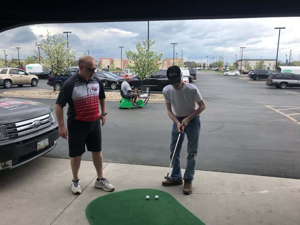 Anthony Rothman at Menards on May 3, 2018 – WBNS – Columbus, OH