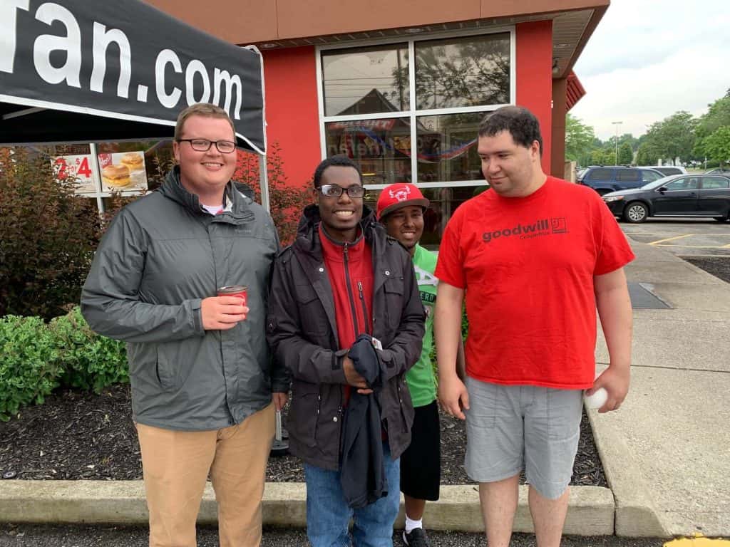 Brandon Beam at Tim Hortons in Whitehall on June 5, 2019 – WBNS – Columbus, OH