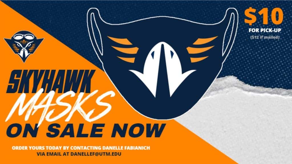 UT Martin Skyhawks Face Masks Available | radio NWTN