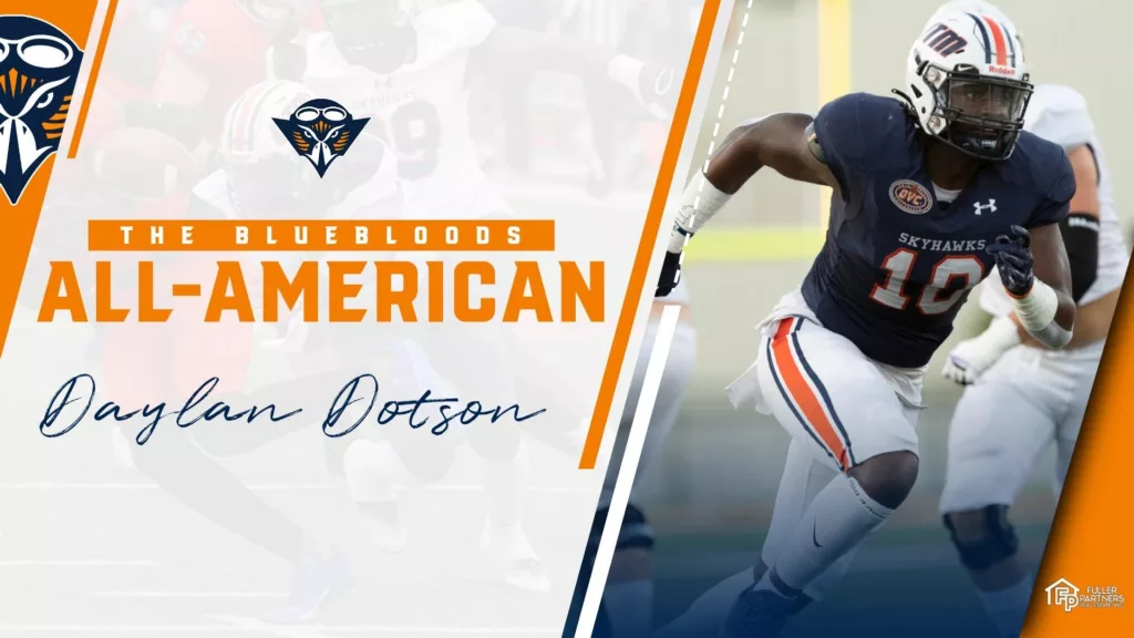 UT Martin Football's Daylan Dotson Named Bluebloods FCS Preseason All ...