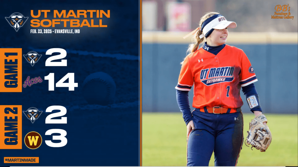 UT Martin Softball Drops First 2 Games Of Aces Tournament | radio NWTN
