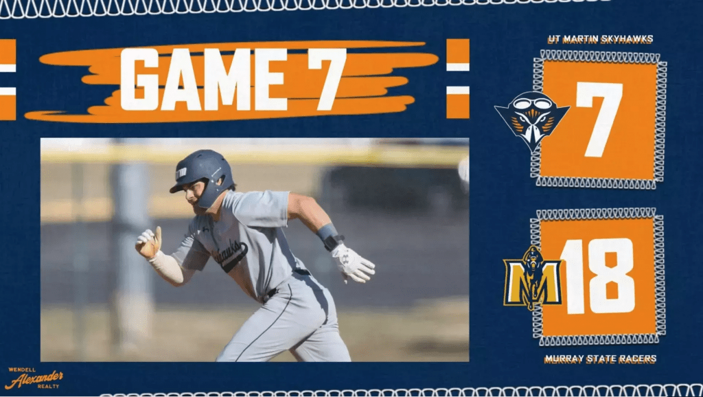 UT Martin Baseball Drops Midweek Matchup With Murray State | radio NWTN