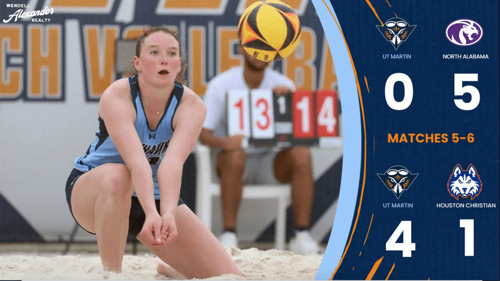 UT Martin Beach Volleyball Splits First Day Of March To May Tournament ...