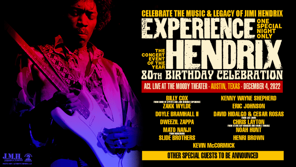 Jimi Hendrix 80th Birthday Bash! - KBPA - Austin, TX