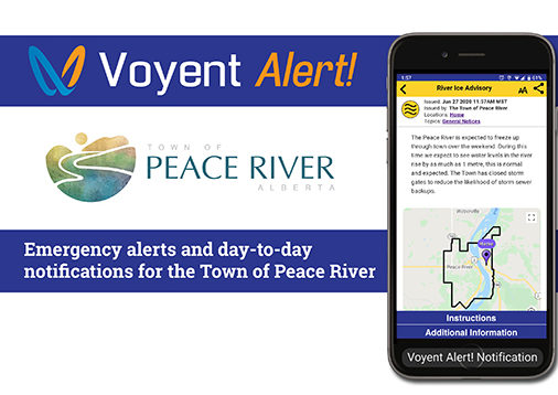 Voyent Alert System Launched For Town Of Peace River | River Country