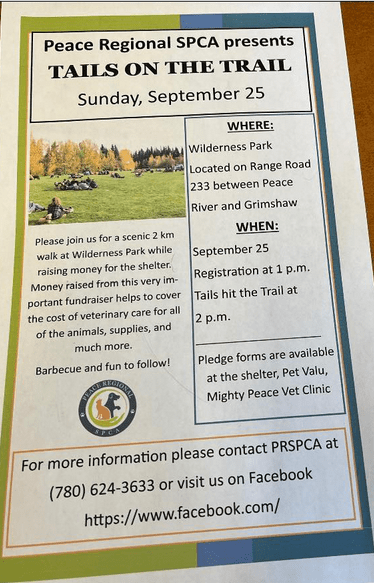 PR SPCA -Tails on the Trail – Peace River, AB, Canada