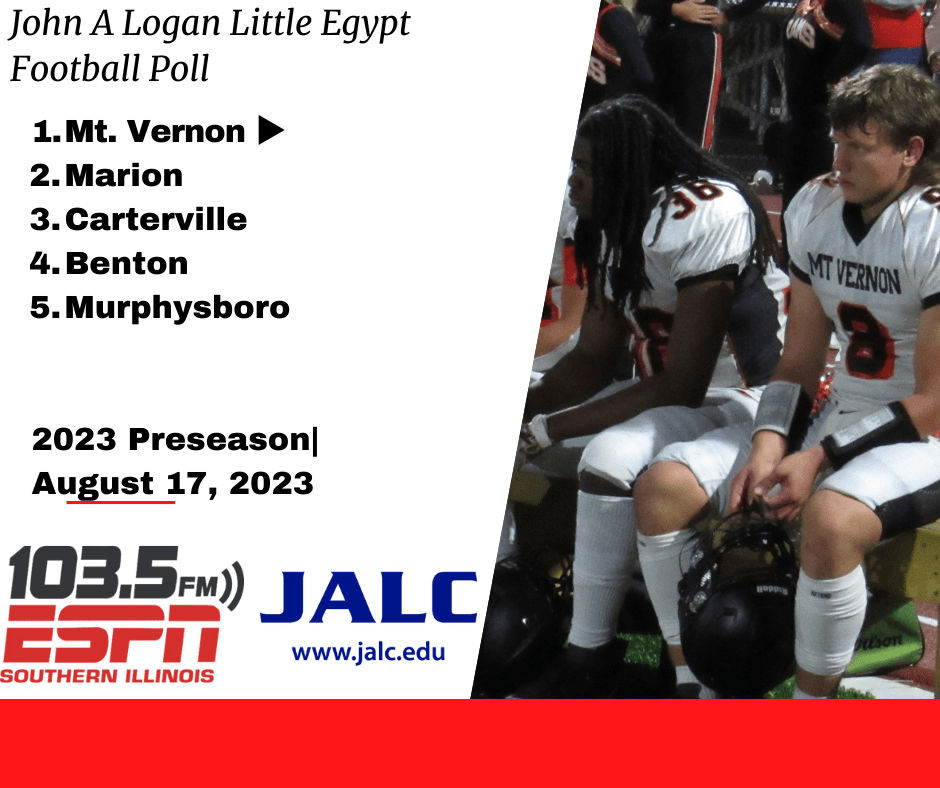 Mt. Vernon Rams top the John A. Logan Little Egypt Football Preseason Poll | Newsradio WJPF