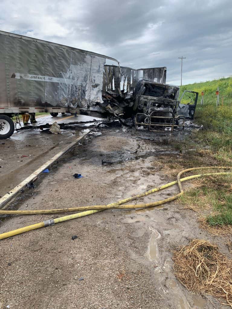 Three Injured in Crash that Leaves Fireworks Exploding Inside Trailer ...