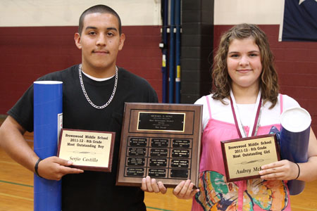 Brownwood Middle School Presents End of Year Awards | Brownwood News