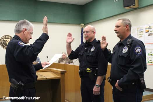 New Police Officers Take Oaths | Brownwood News