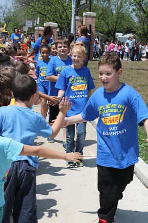 East Elementary Students Cheer on 3rd Grade STAAR Test-Takers ...