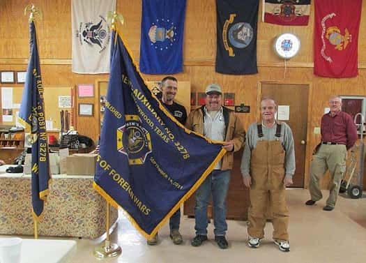 VFW Presents Guidon to Auxiliary Leaders | Brownwood News