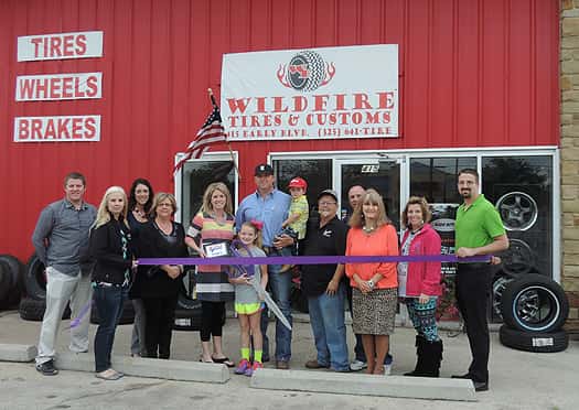 Early Chamber Holds Ribbon Cutting for Wildfire Tire & Customs ...