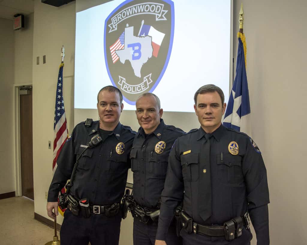 Three Brownwood Police Officers Promoted | Brownwood News