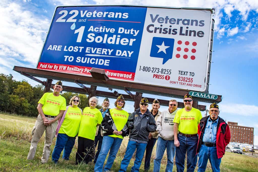 Local VFW Shows Support for Veterans With Billboard, 'Know the Signs' T ...