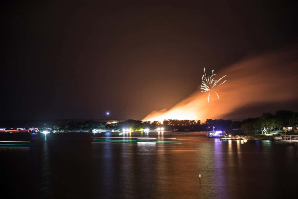Wild Duck Marina Fireworks Spark Minor Wildfire | Brownwood News