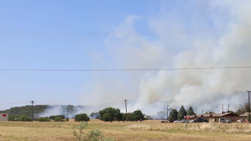 BFD Chief: 377 fire burns estimated 25 acres | Brownwood News