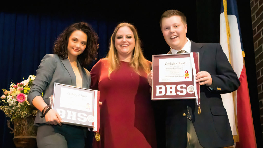 BHS students receive honors at academic awards ceremony | Brownwood News