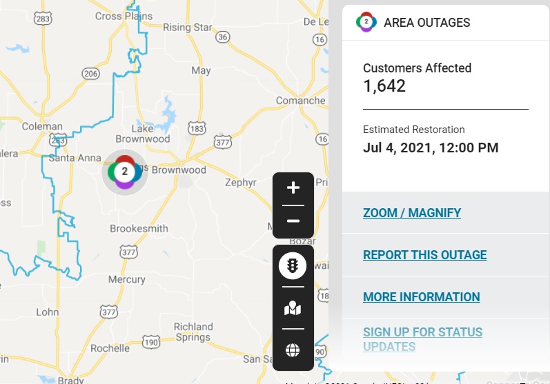 Electrical Outage Affecting Bangs Area – Snake to Blame | Brownwood News