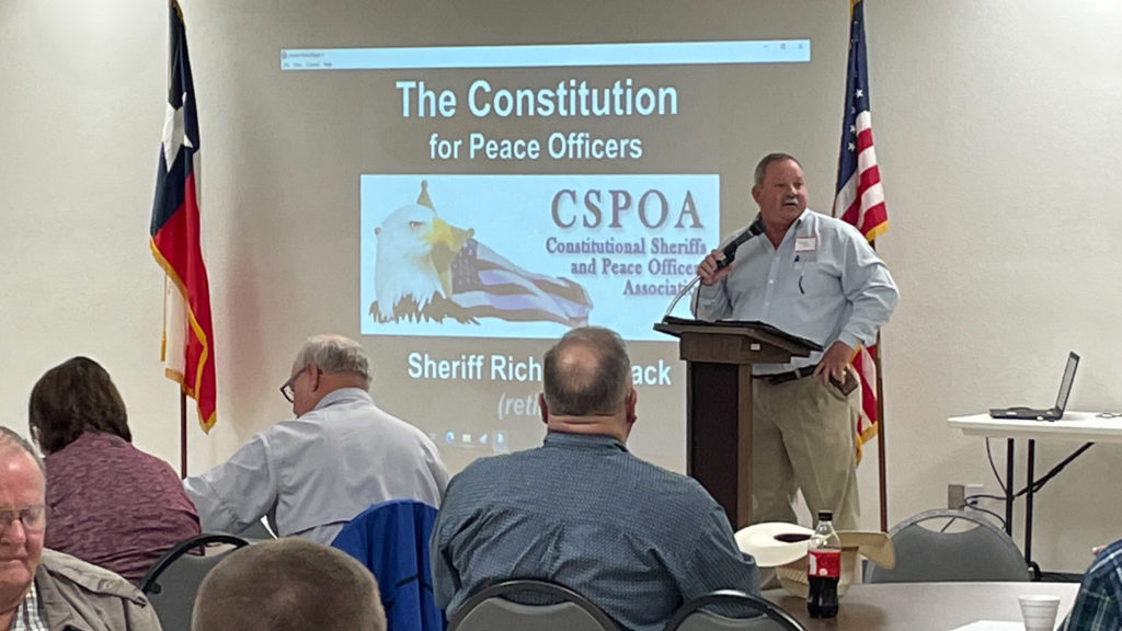 Constitutional Sheriff's and Peace Officers Association program held in ...