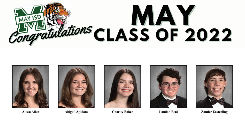 Class of 2022 May High School graduates | Brownwood News