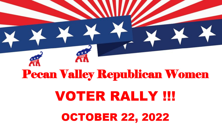 Pecan Valley Republican Women hosting Voter Rally Oct. 22 | Brownwood News