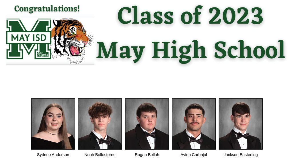 May High School Class of 2023 Graduates | Brownwood News