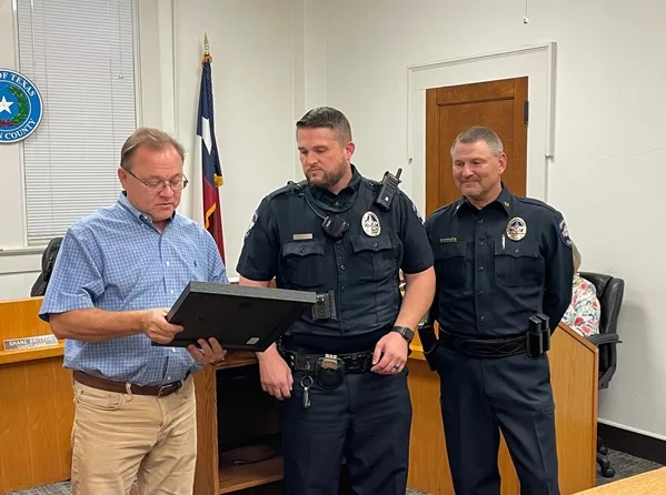 Quarterly First Responder Recognition Goes to Officer Robert Lee ...