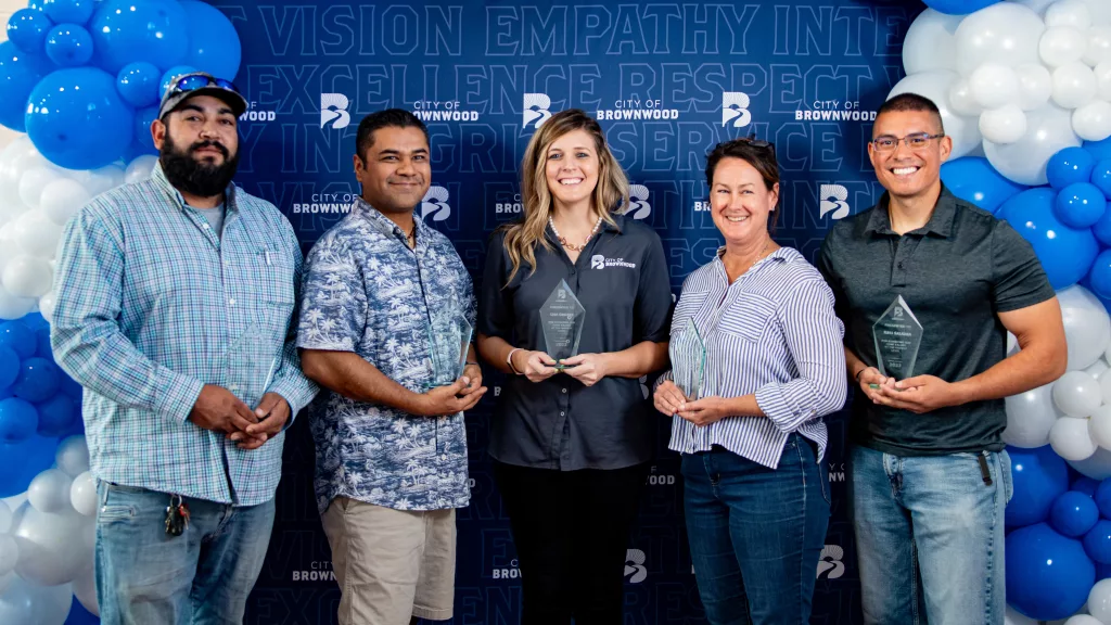 City of Brownwood gives highest recognition to five employees with ...