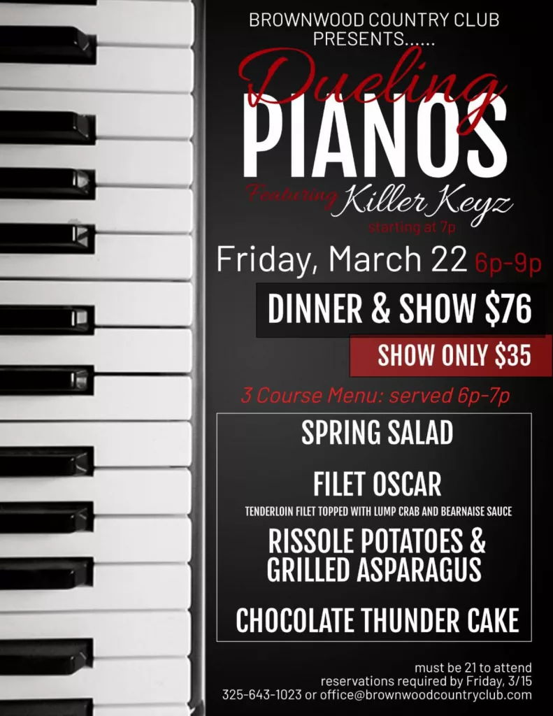 Killer Keyz at the Brownwood Country Club | Brownwood News