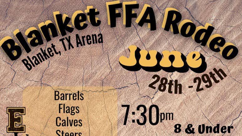 Blanket FFA Rodeo set for June 28-29 | Brownwood News