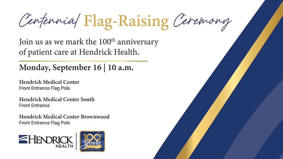Hendrick's Centennial Flag-Raising Ceremony set for Sept. 16 ...