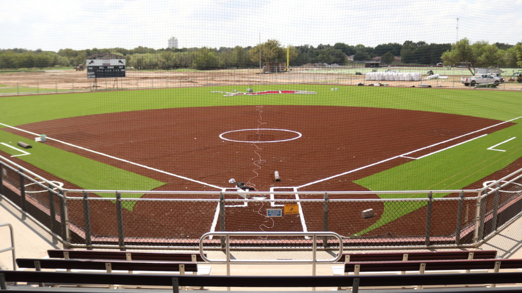 Turf installation ongoing at BHS softball, baseball fields | Brownwood News