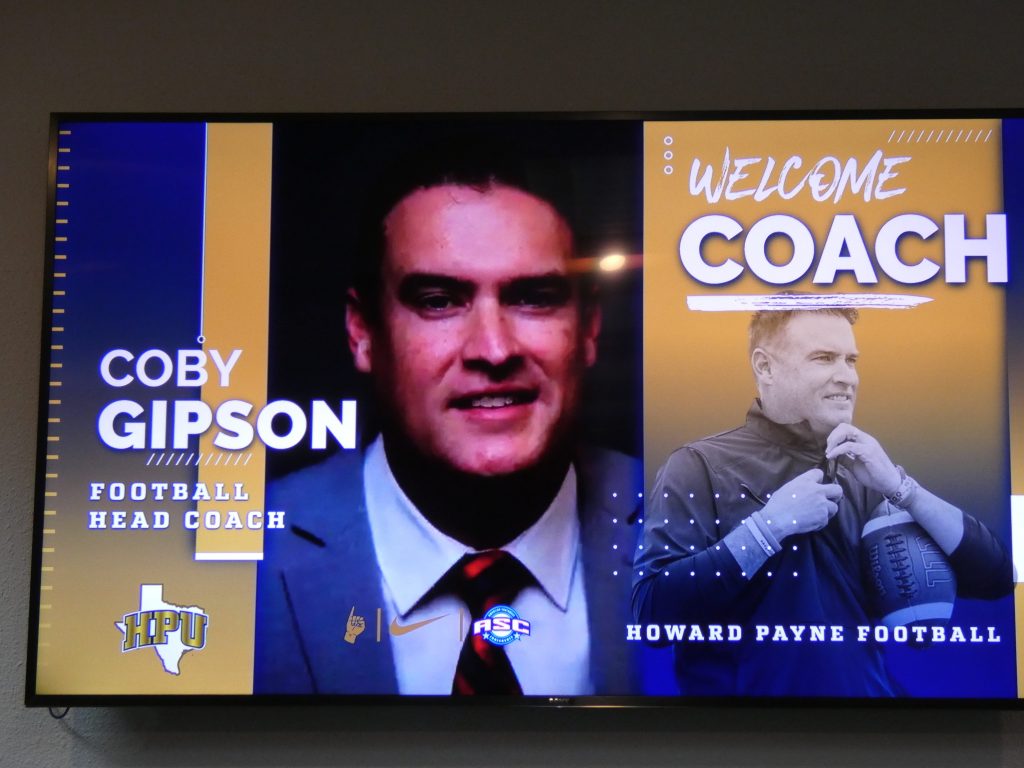 Gipson Introduced as Head Football Coach at Howard Payne Univ ...