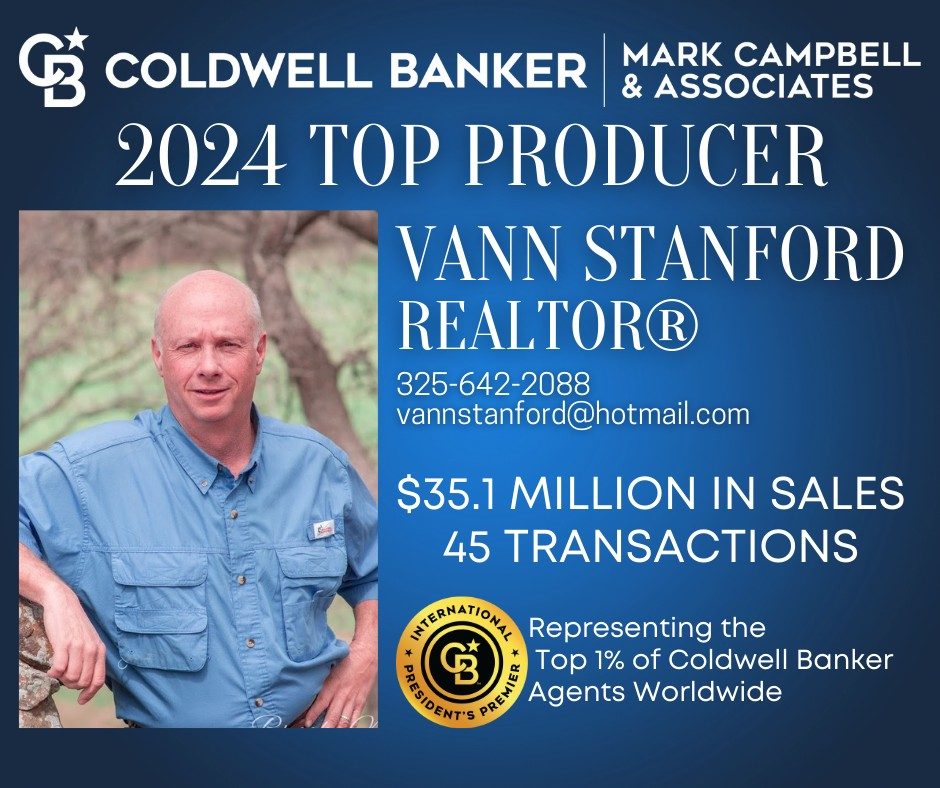 Vann Stanford – Coldwell Banker Mark Campbell Associates Recognize as ...