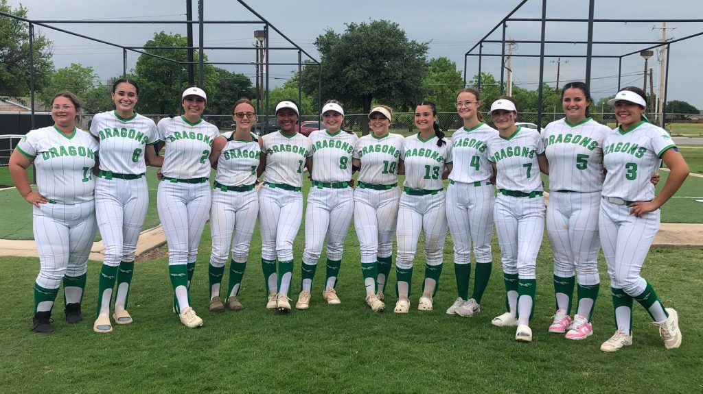 Lady Dragons outlast Hawley in three games to claim bi-district ...