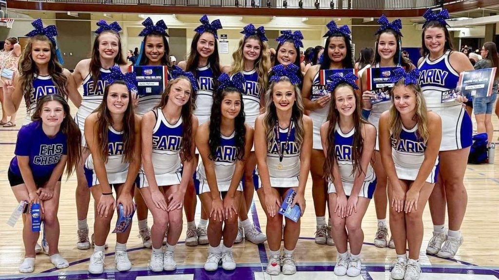 Early High School Varsity Cheerleaders excel at Tarleton NCA Cheer Camp ...